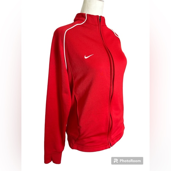 Nike | Jackets & Coats | Vintage Nike Red Zipup Track Jacket | Poshmark